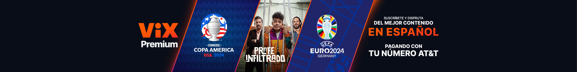 Vix Premium con AT&T: Contrata Vix premium a gran precio